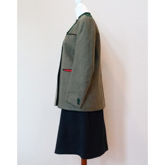 Vintage | Skirts | Austrian Tyrolean 93s Wool Vintage Skirt Suit Set ...